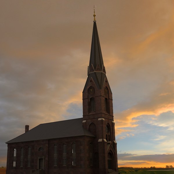 3D Postbox UK PBR - TurboSquid 1789577