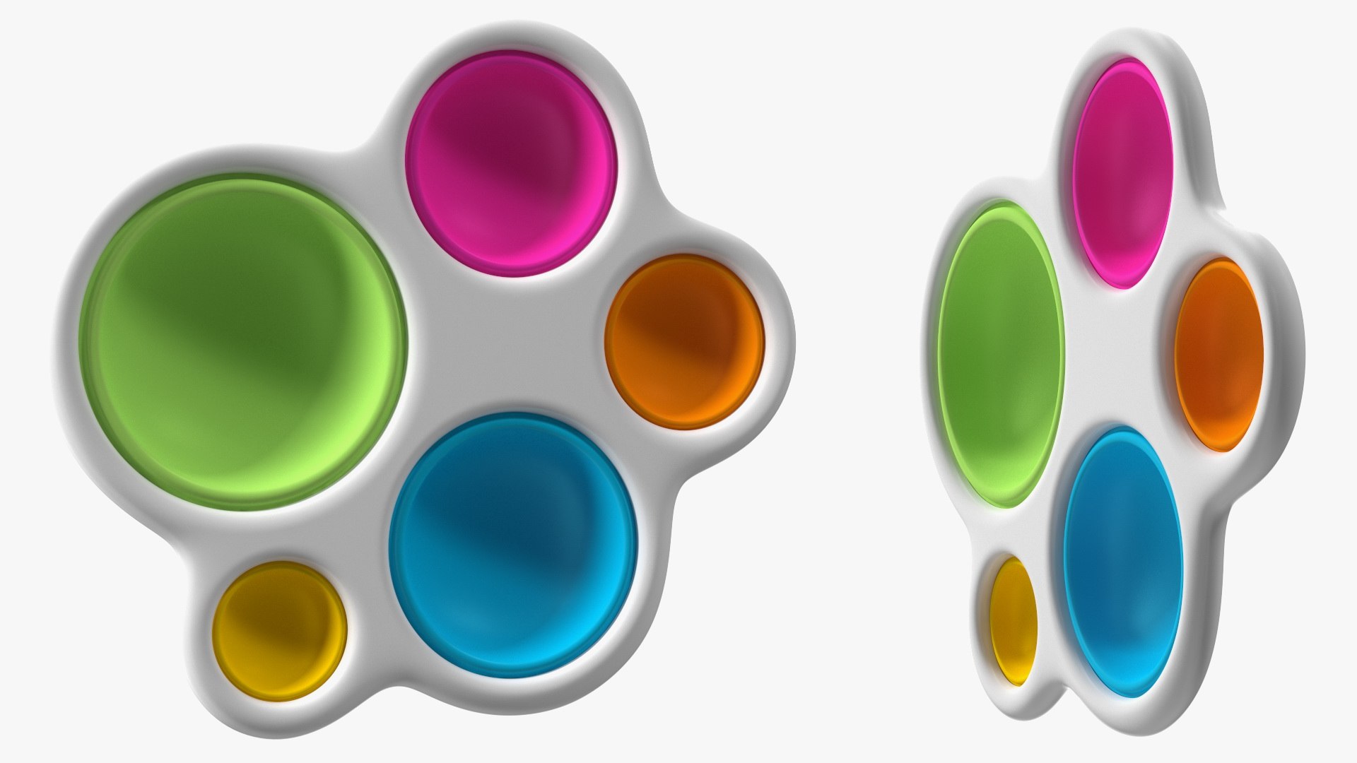 3D Simple Dimple Fidget Toy For Kids Model - TurboSquid 1781224