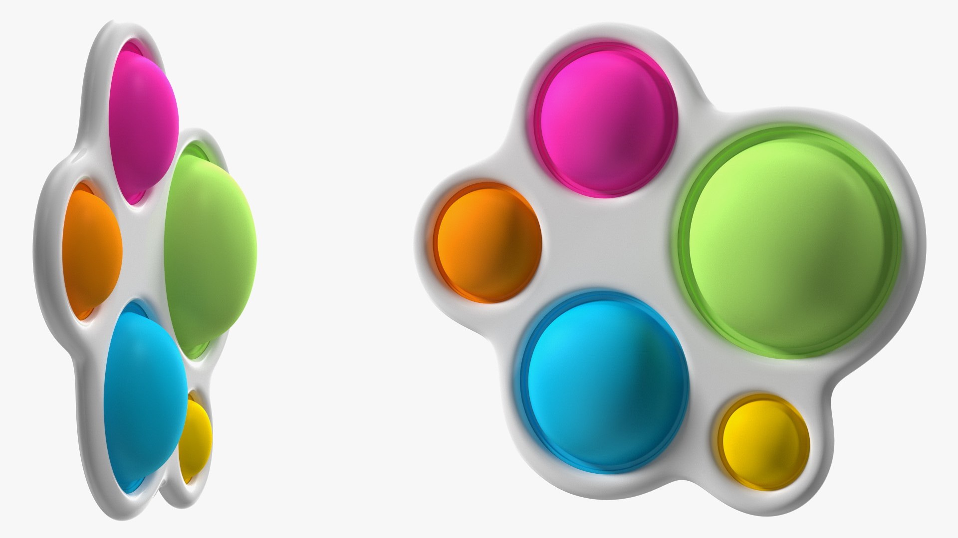 3D Simple Dimple Fidget Toy For Kids Model - TurboSquid 1781224