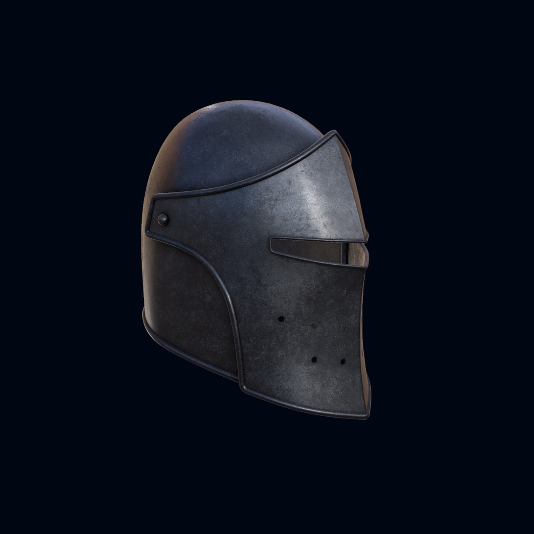 3D Knight Helmet Pbr - TurboSquid 1525287