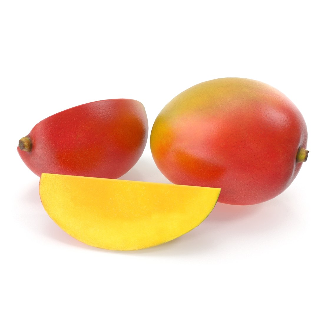 3d model mango photorealistic