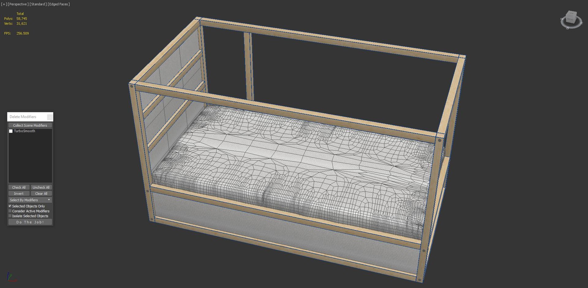 3D Kura Reversible Bed - TurboSquid 1579392