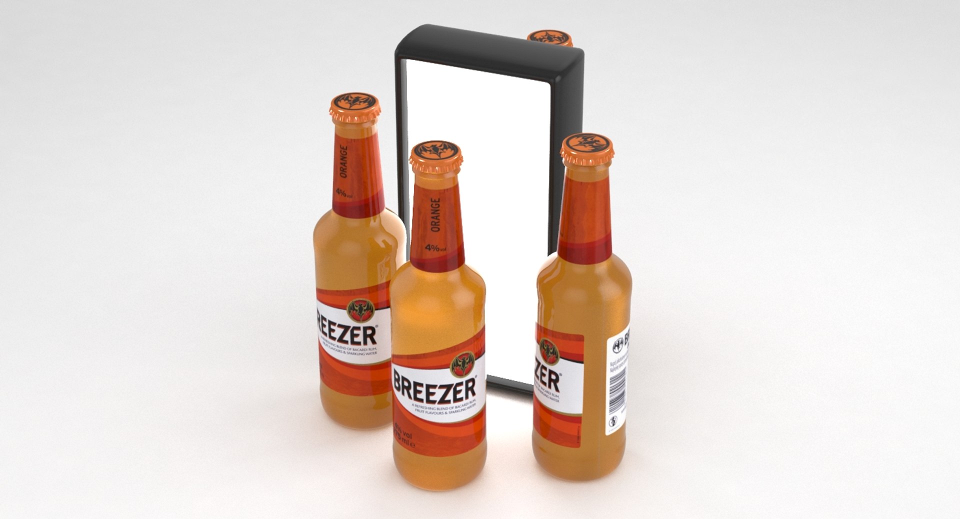 Alcohol Bottle Breezer Model - TurboSquid 1220169