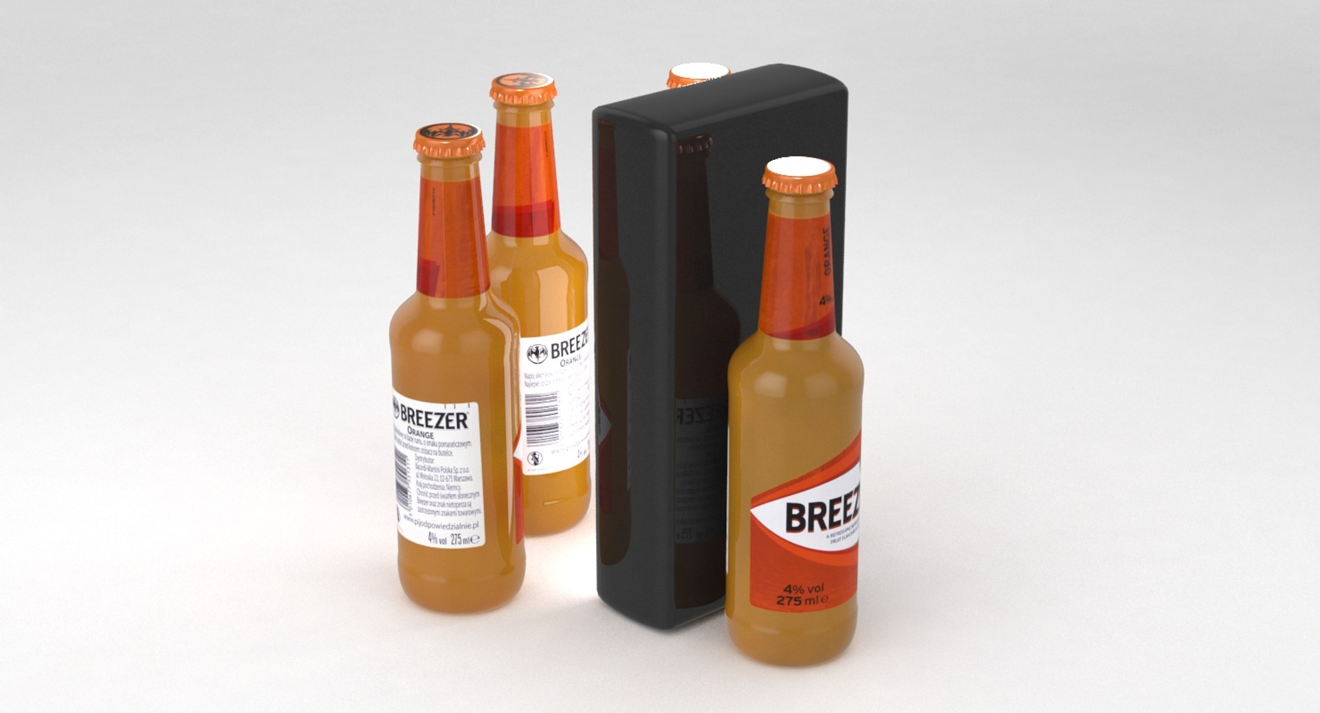 Alcohol Bottle Breezer Model - TurboSquid 1220169
