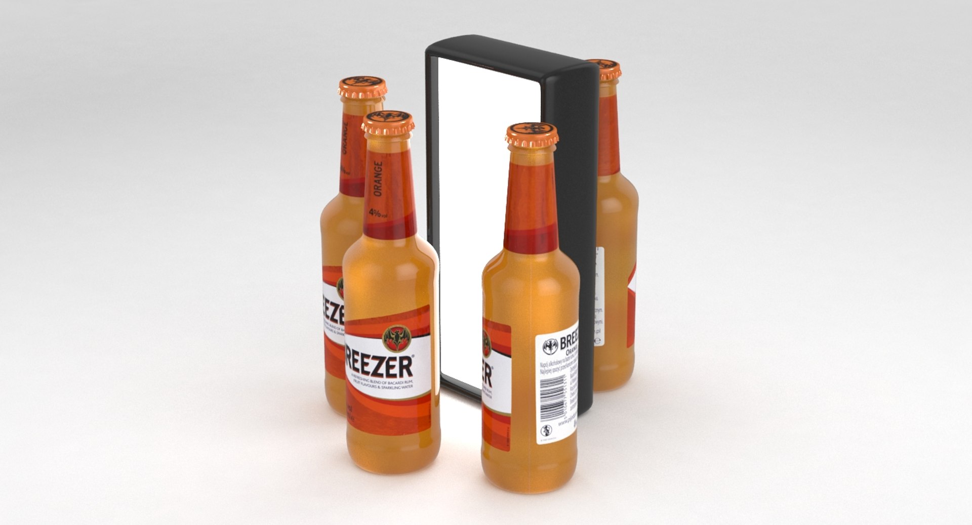 Alcohol Bottle Breezer Model - TurboSquid 1220169