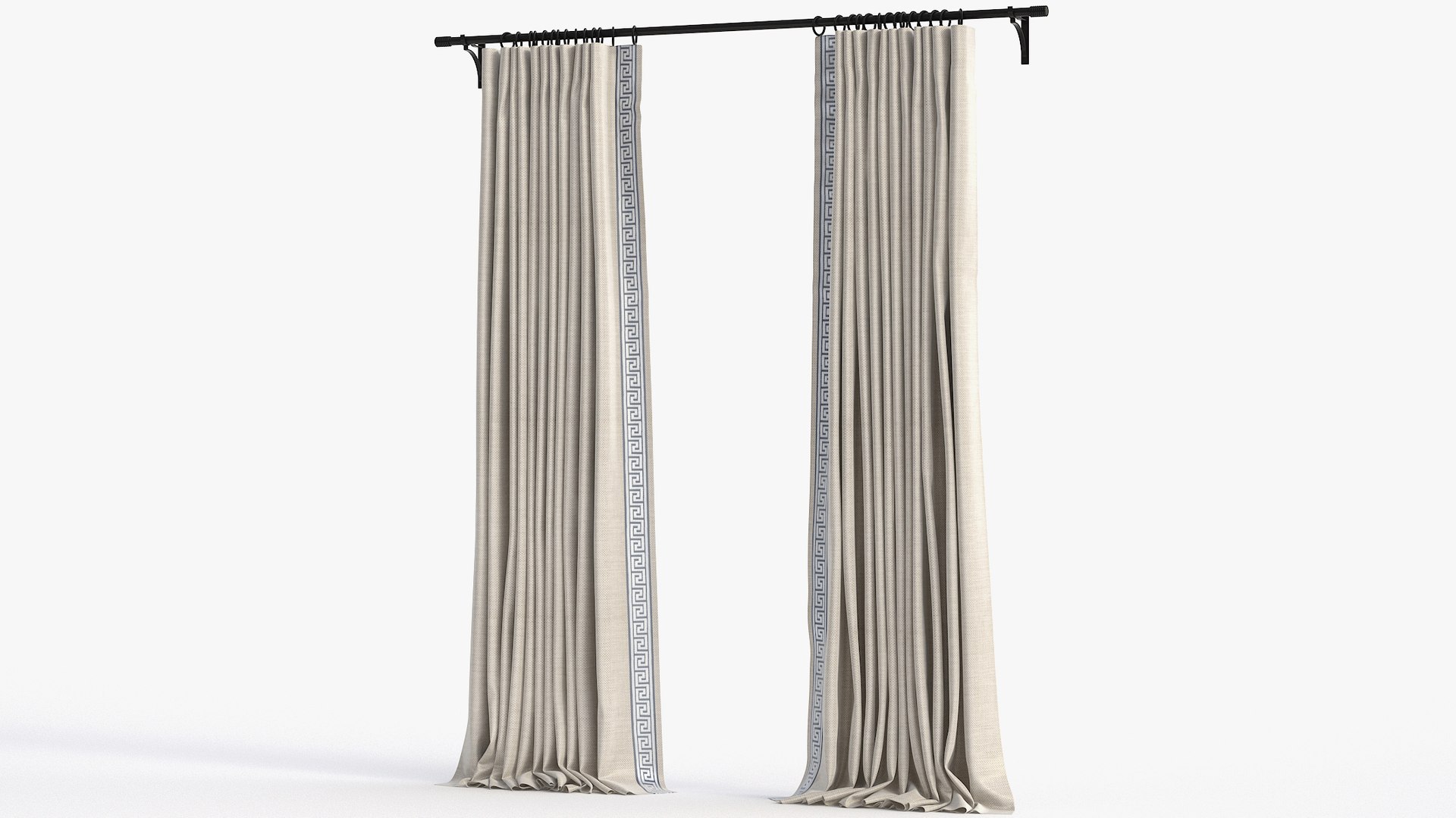 Curtain Model - TurboSquid 1781348