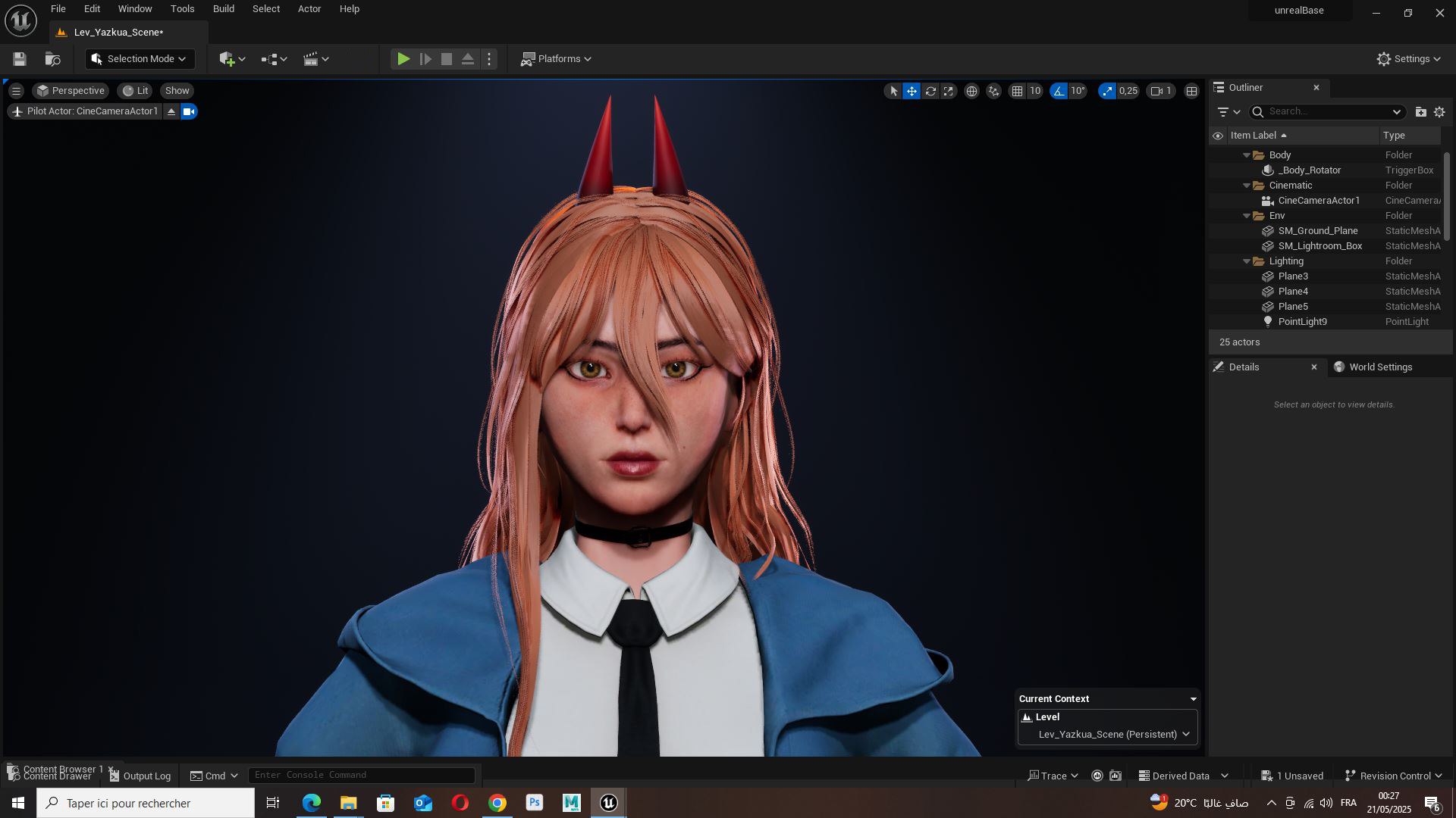 Chainsaw Power Girl Stylized Female 3D Model Model - TurboSquid 2413010