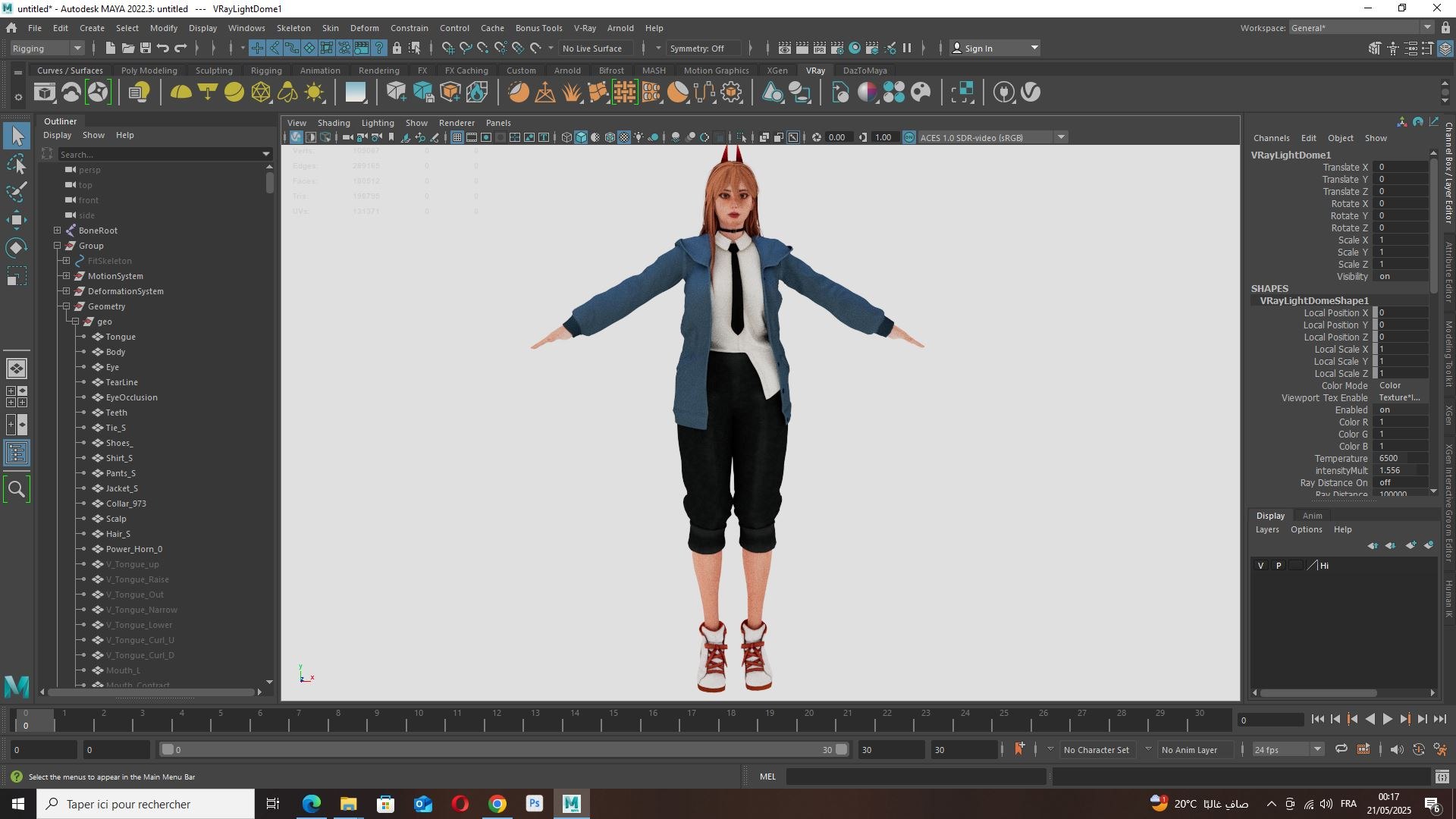 Chainsaw Power Girl Stylized Female 3D Model Model - TurboSquid 2413010