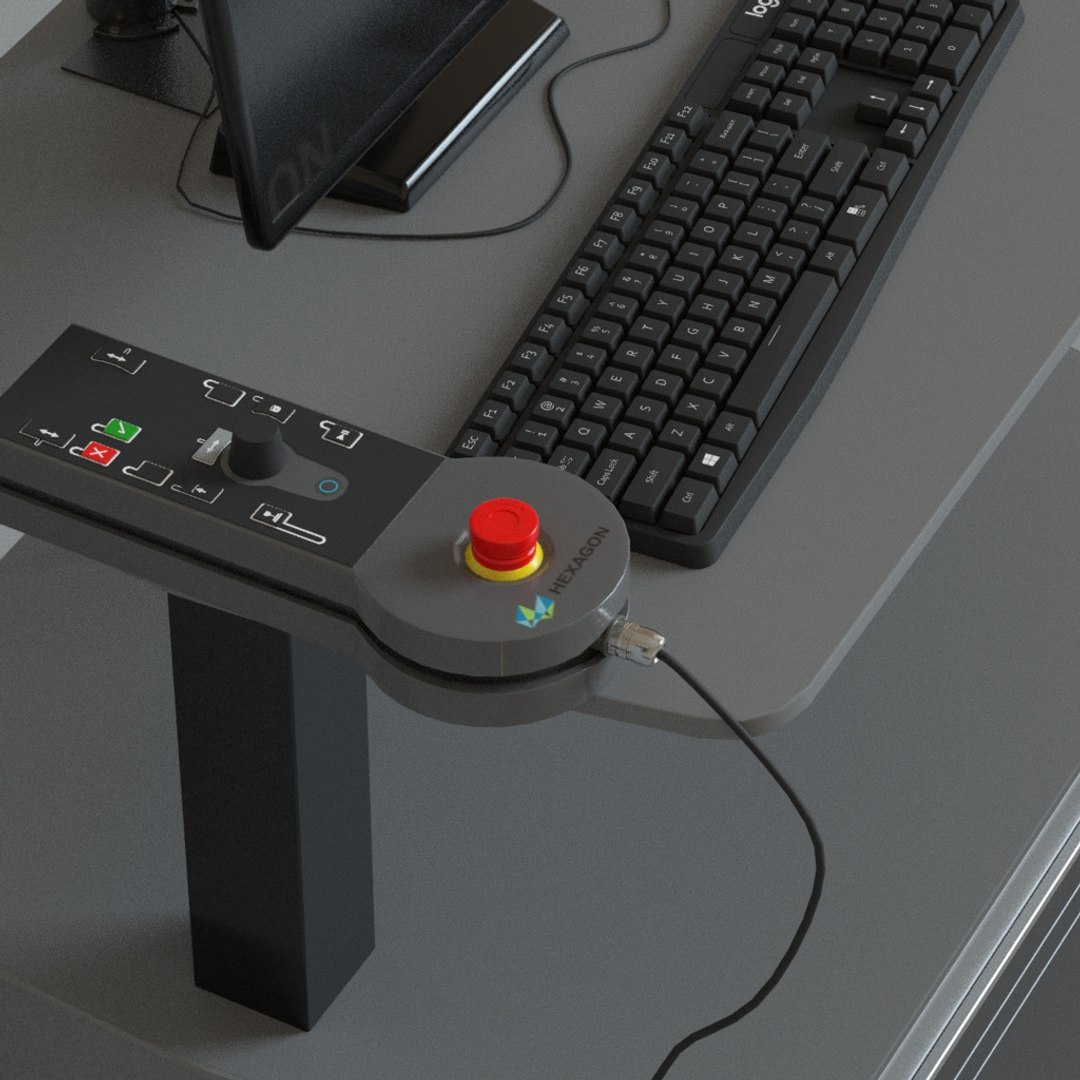 Hexagon Global 7107 Green Cmm 3D Model - TurboSquid 2071299