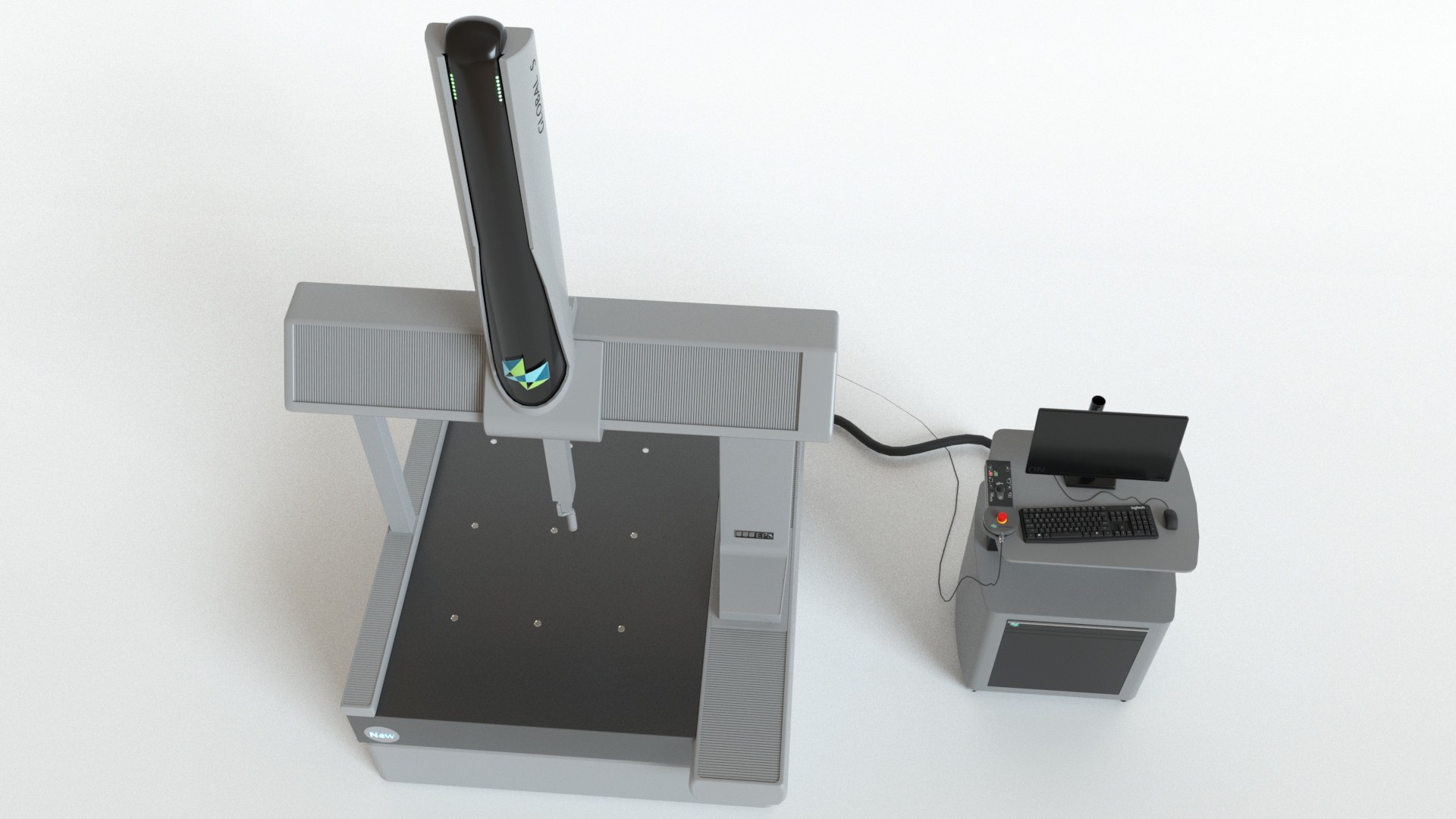 Hexagon Global 7107 Green Cmm 3D Model - TurboSquid 2071299