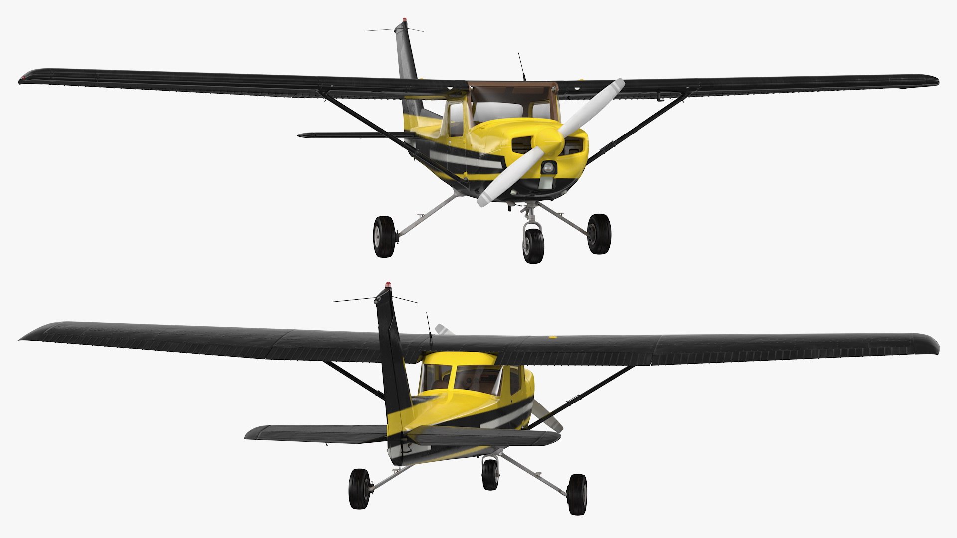 3D light single engine aircraft model - TurboSquid 1603209