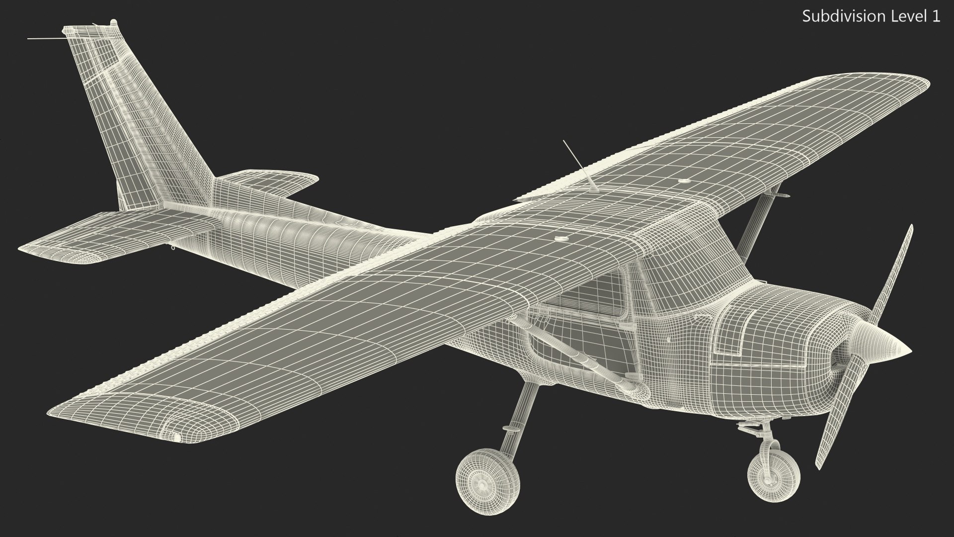 3D light single engine aircraft model - TurboSquid 1603209