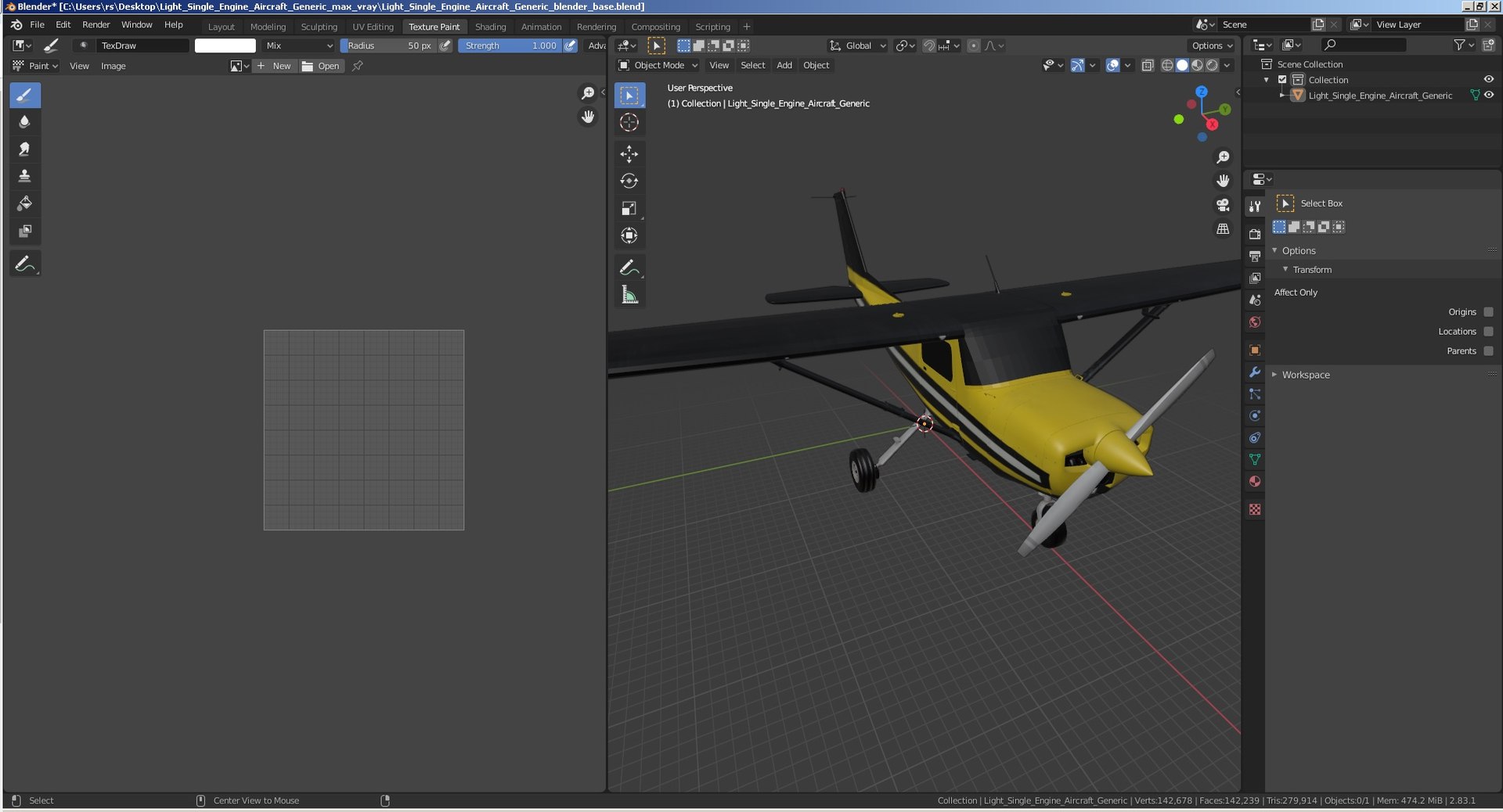3D light single engine aircraft model - TurboSquid 1603209