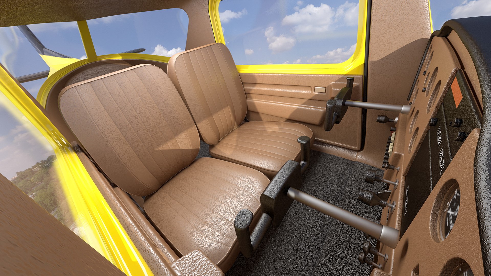 3D light single engine aircraft model - TurboSquid 1603209