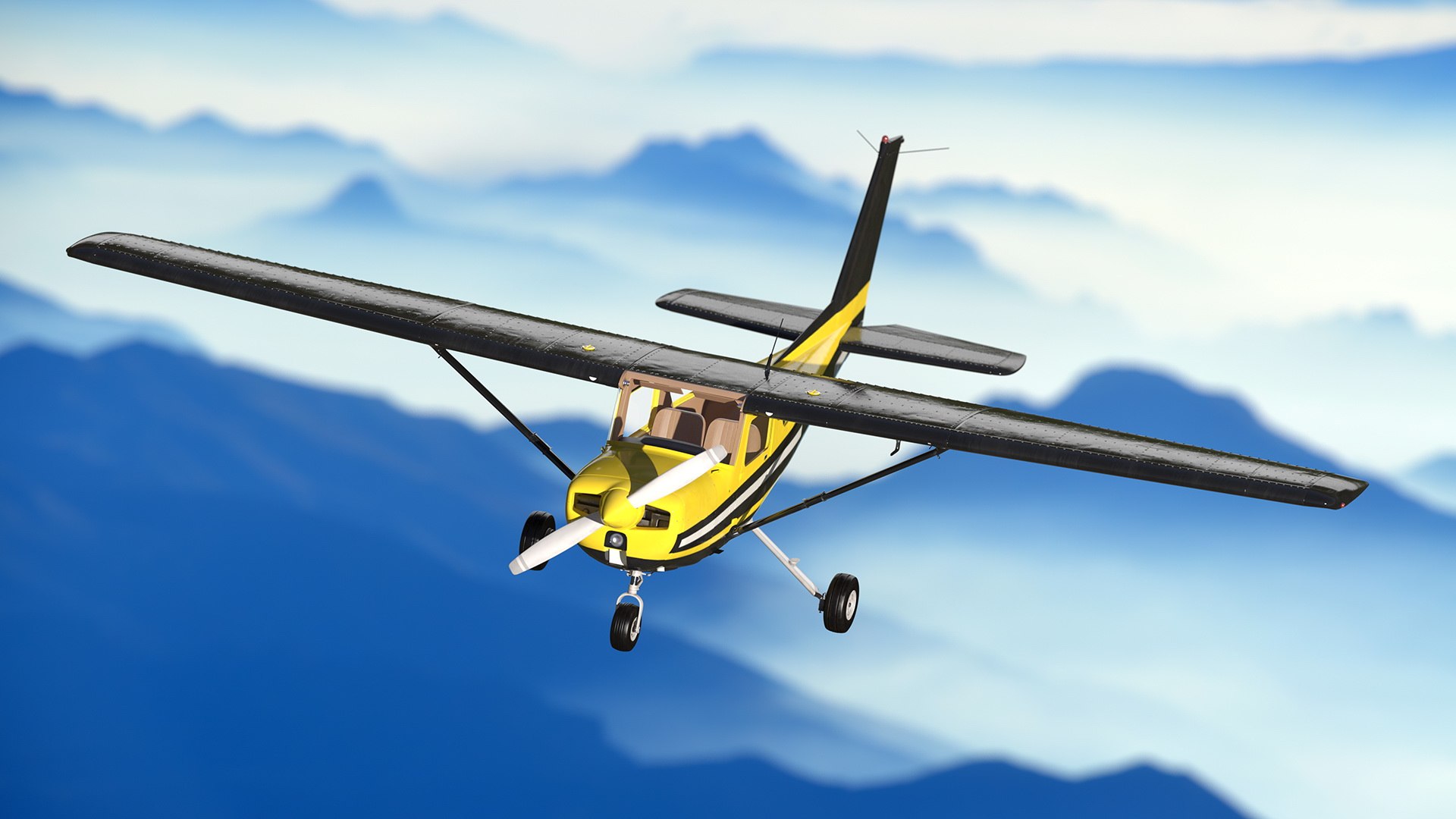 3D light single engine aircraft model - TurboSquid 1603209