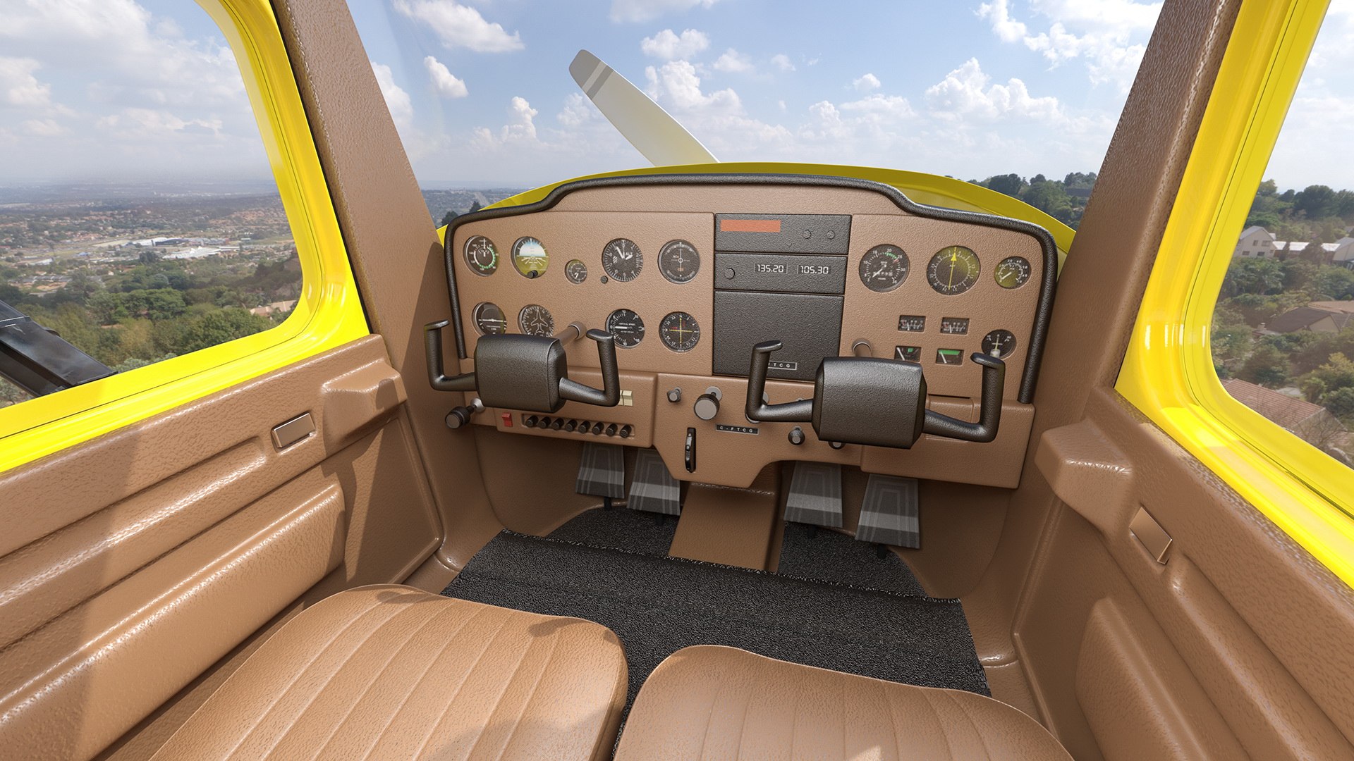 3D light single engine aircraft model - TurboSquid 1603209