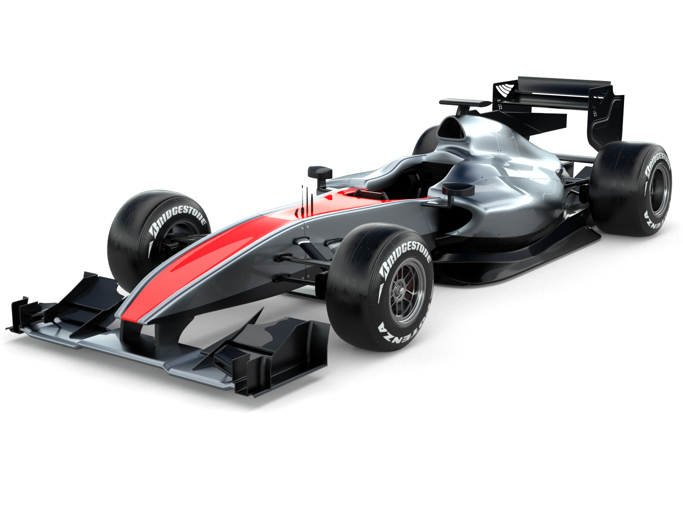 generic racing car 3d model