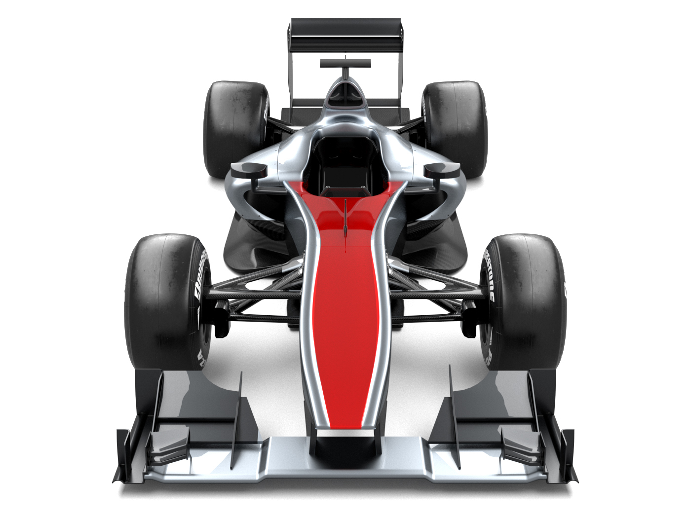 generic racing car 3d model