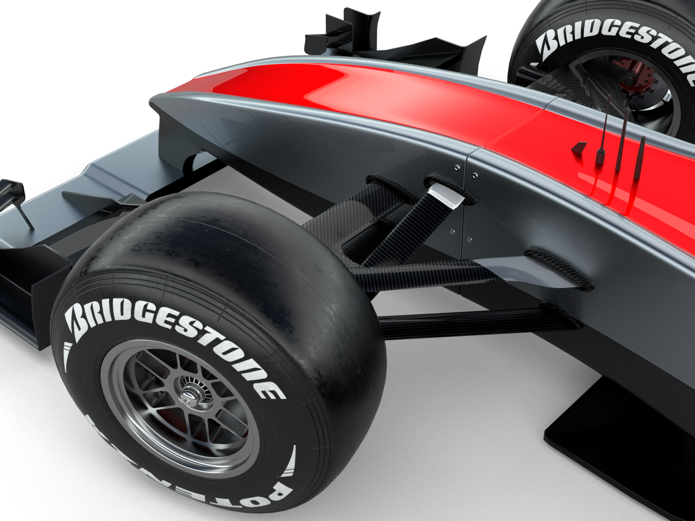 generic racing car 3d model