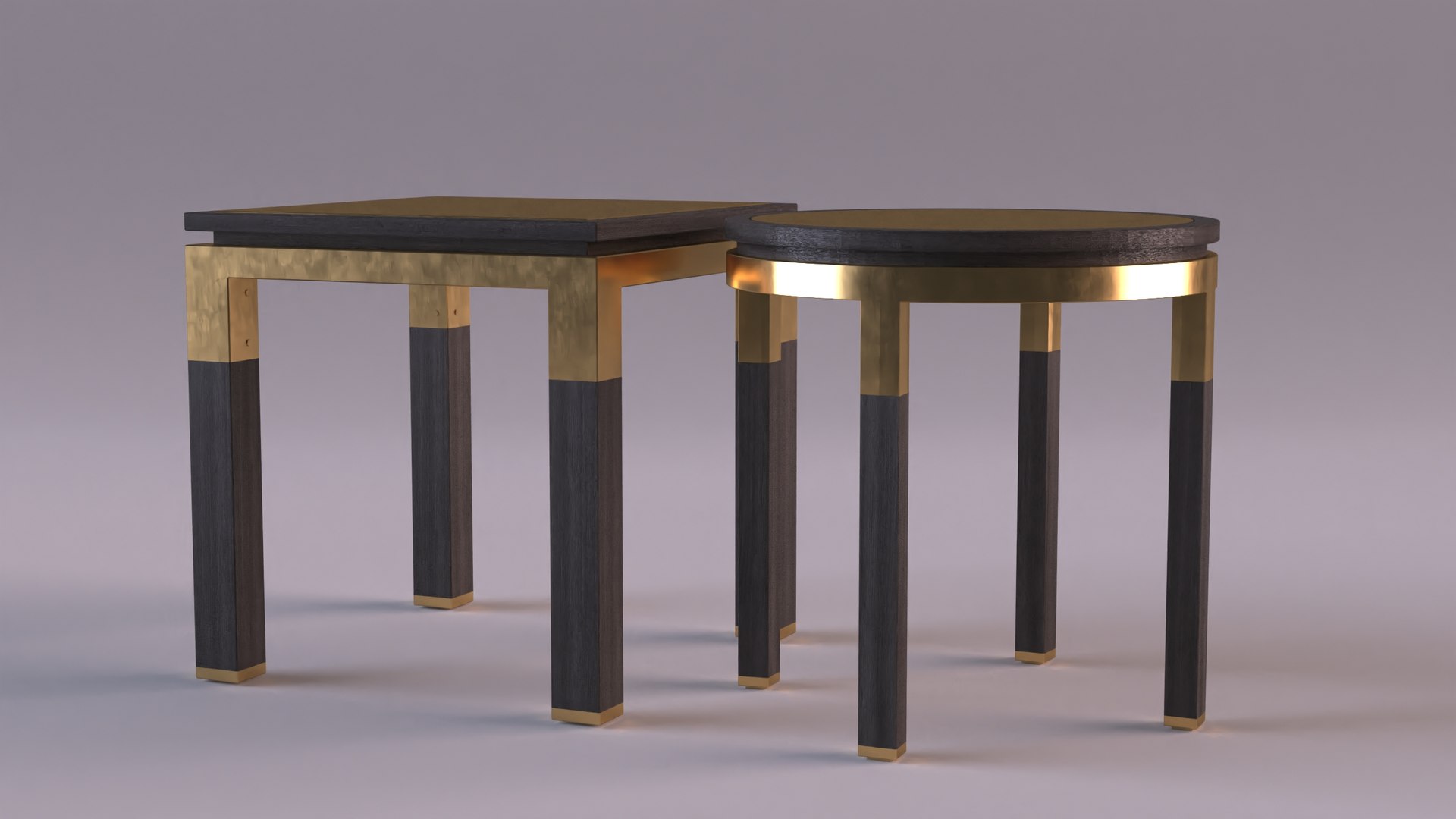 Side Tables Pair 3D Model - TurboSquid 2238412