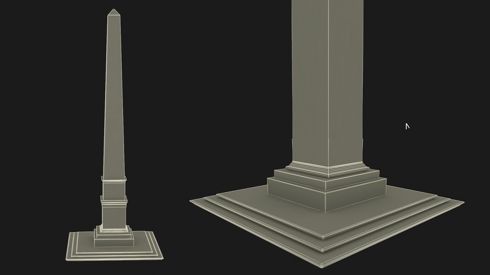 Ancient Roman Obelisk Model - TurboSquid 2353260