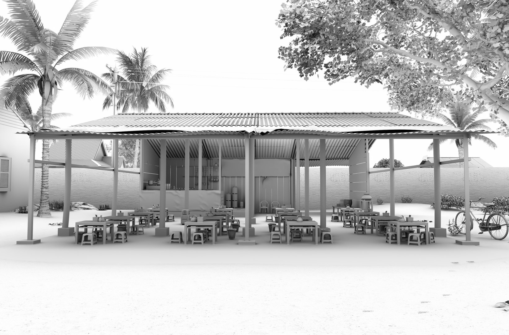 3D MYANMAR TEA SHOP - TurboSquid 2123364