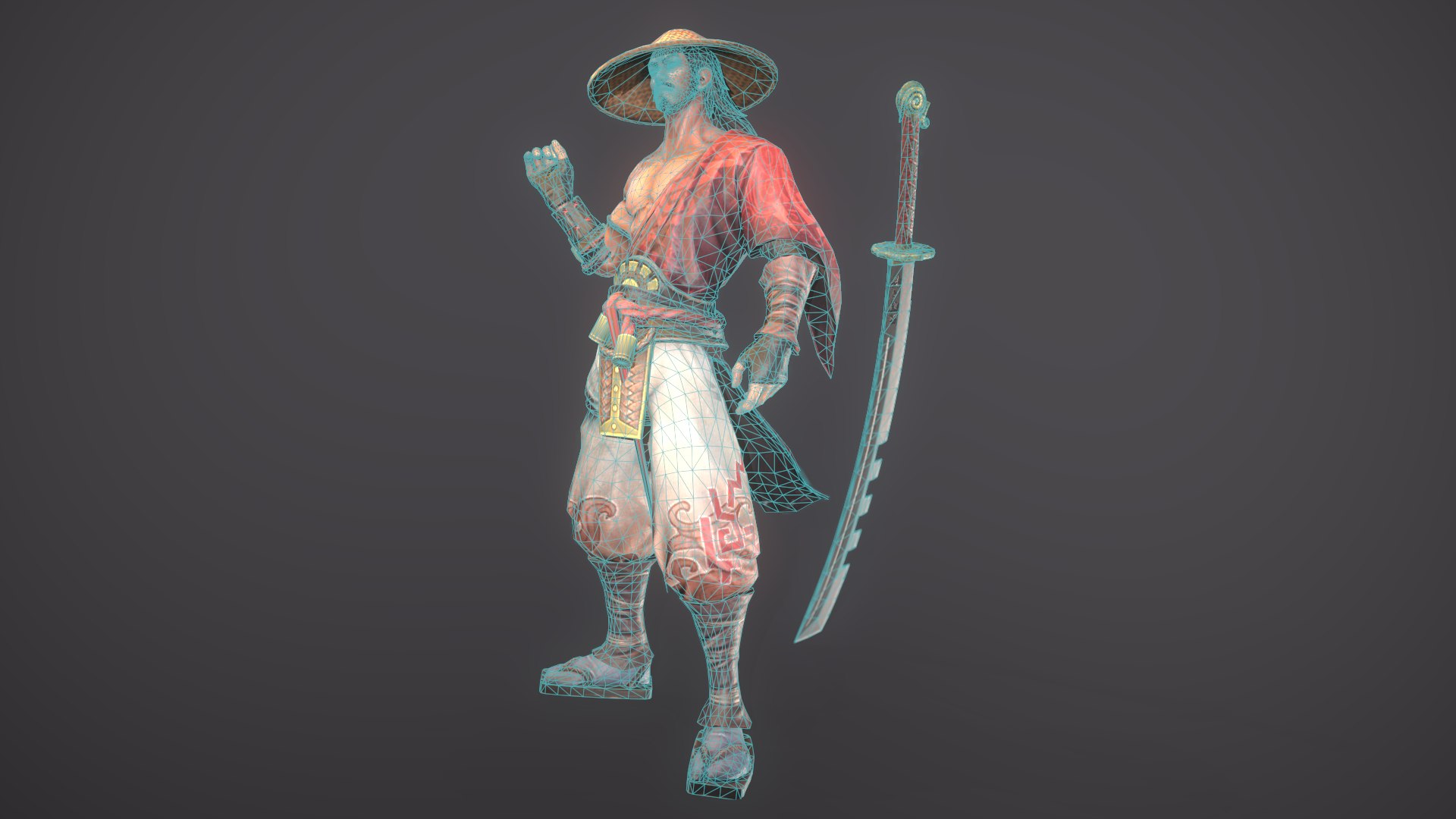 Armored Male Ninja 3D Model - TurboSquid 1983250