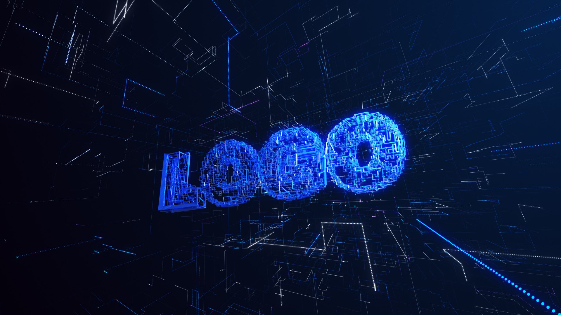 modelo 3d SciFi Future technology line LOGO scene set - TurboSquid 2028454