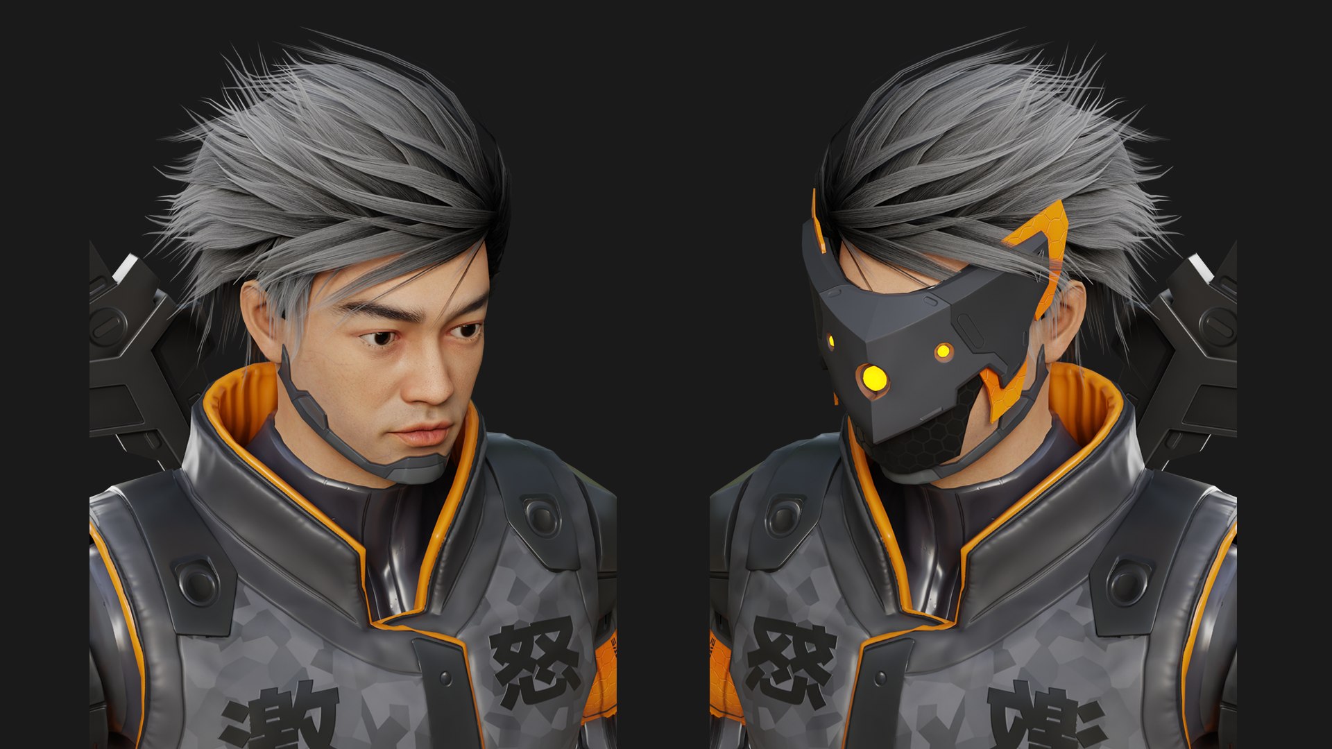 3D Ninja Cyborg Model - TurboSquid 2225999