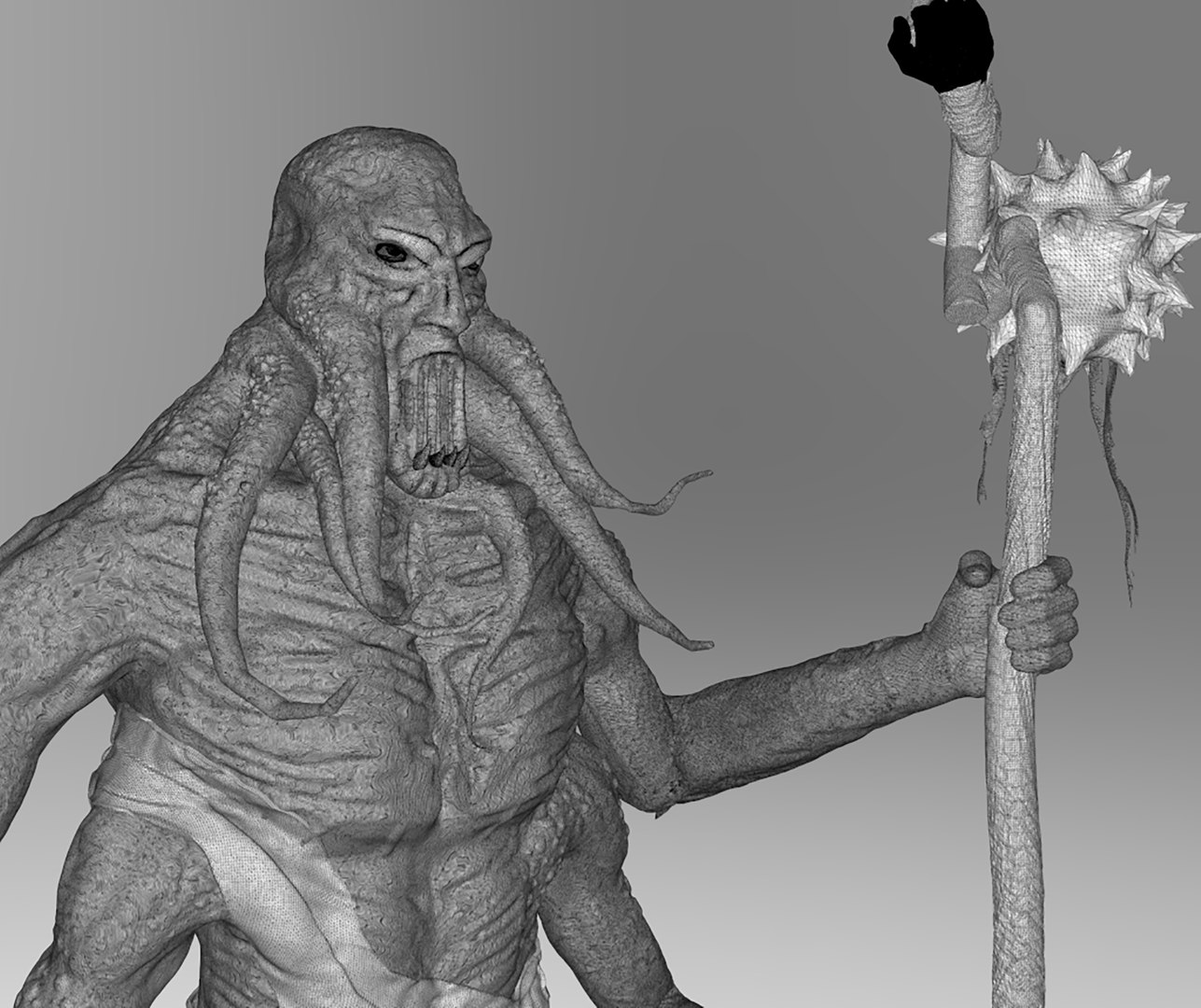 Wizard Monster 3D Model - TurboSquid 2045978