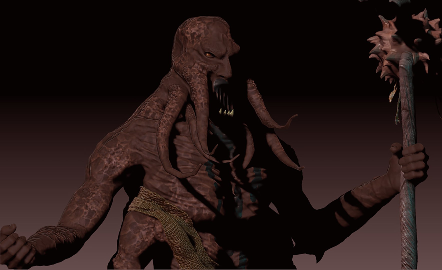 Wizard Monster 3D Model - TurboSquid 2045978