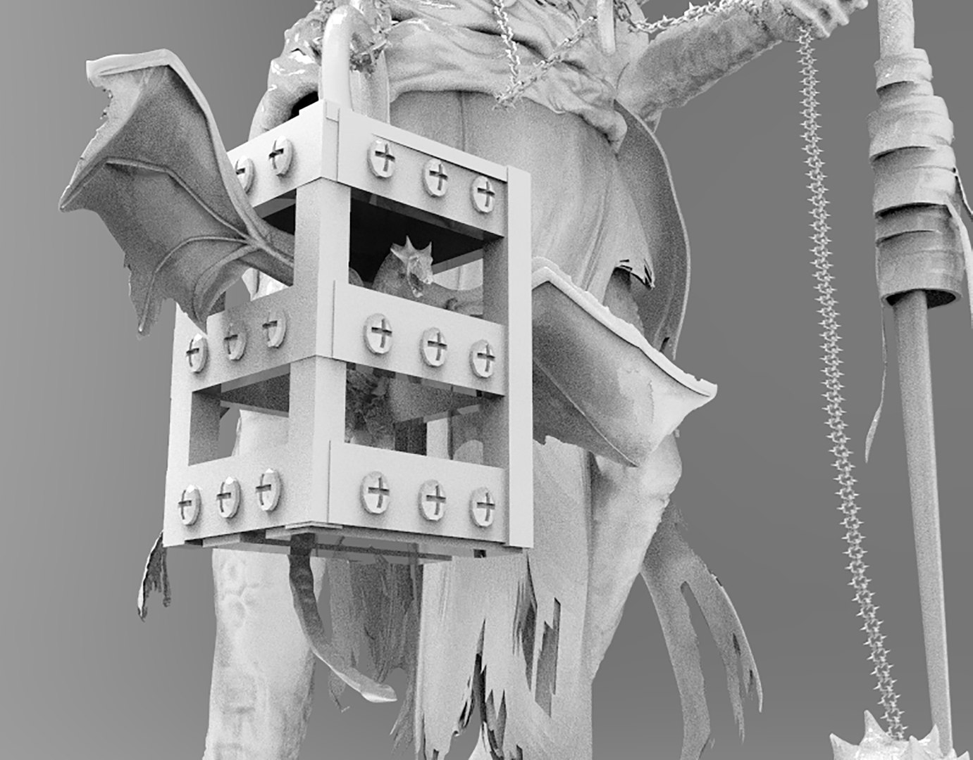 Wizard Monster 3D Model - TurboSquid 2045978