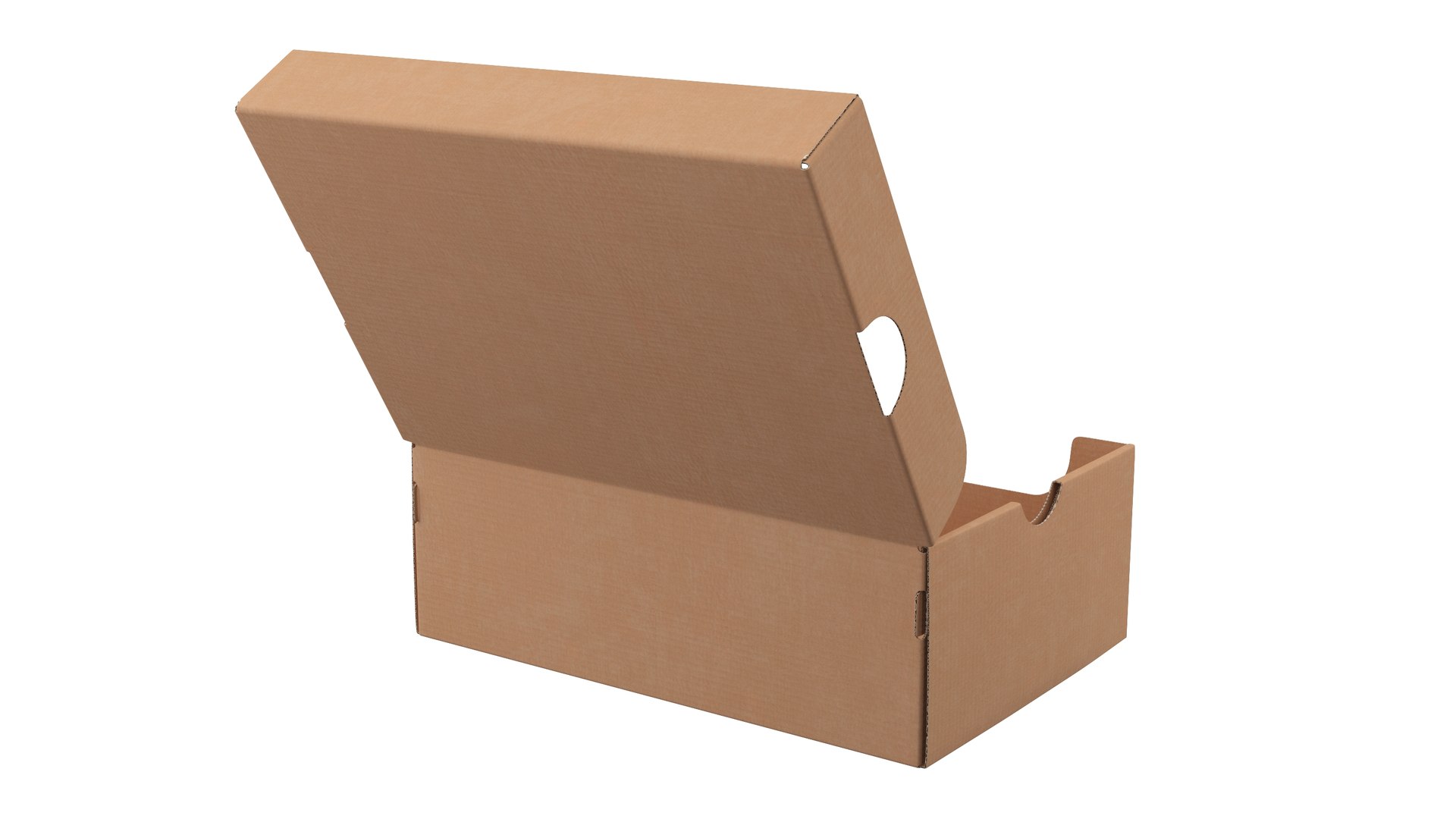 Cardboard Box 3D Model - TurboSquid 2158197