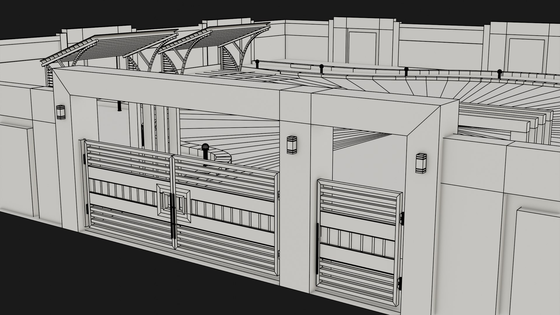 Compound Wall 02 All PBR Unity UE Textures 3D - TurboSquid 2031141