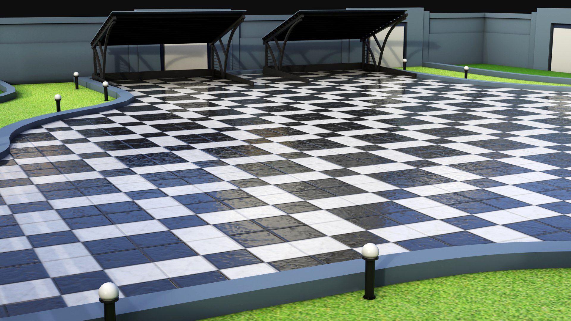 Compound Wall 02 All PBR Unity UE Textures 3D - TurboSquid 2031141