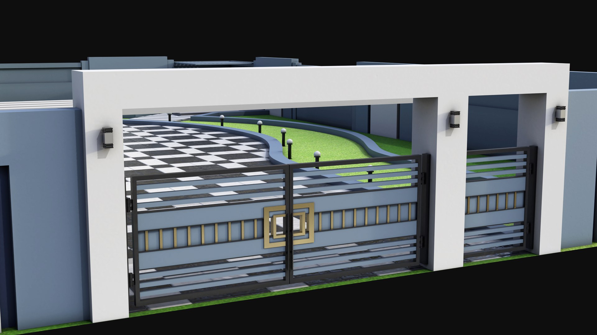 Compound Wall 02 All PBR Unity UE Textures 3D - TurboSquid 2031141