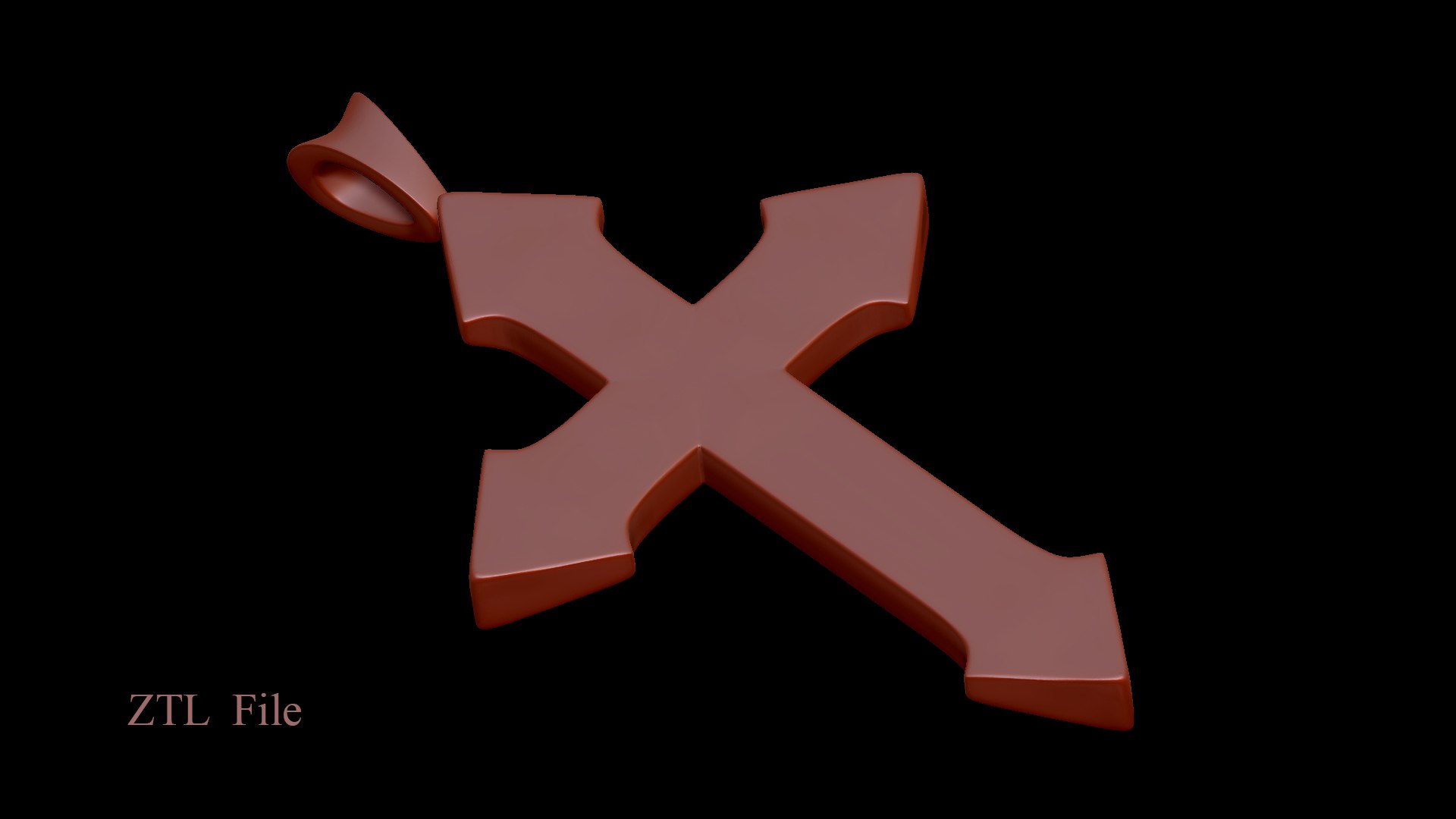 3D Model High-Poly Titanium Arrow-shaped Cross - TurboSquid 2122578