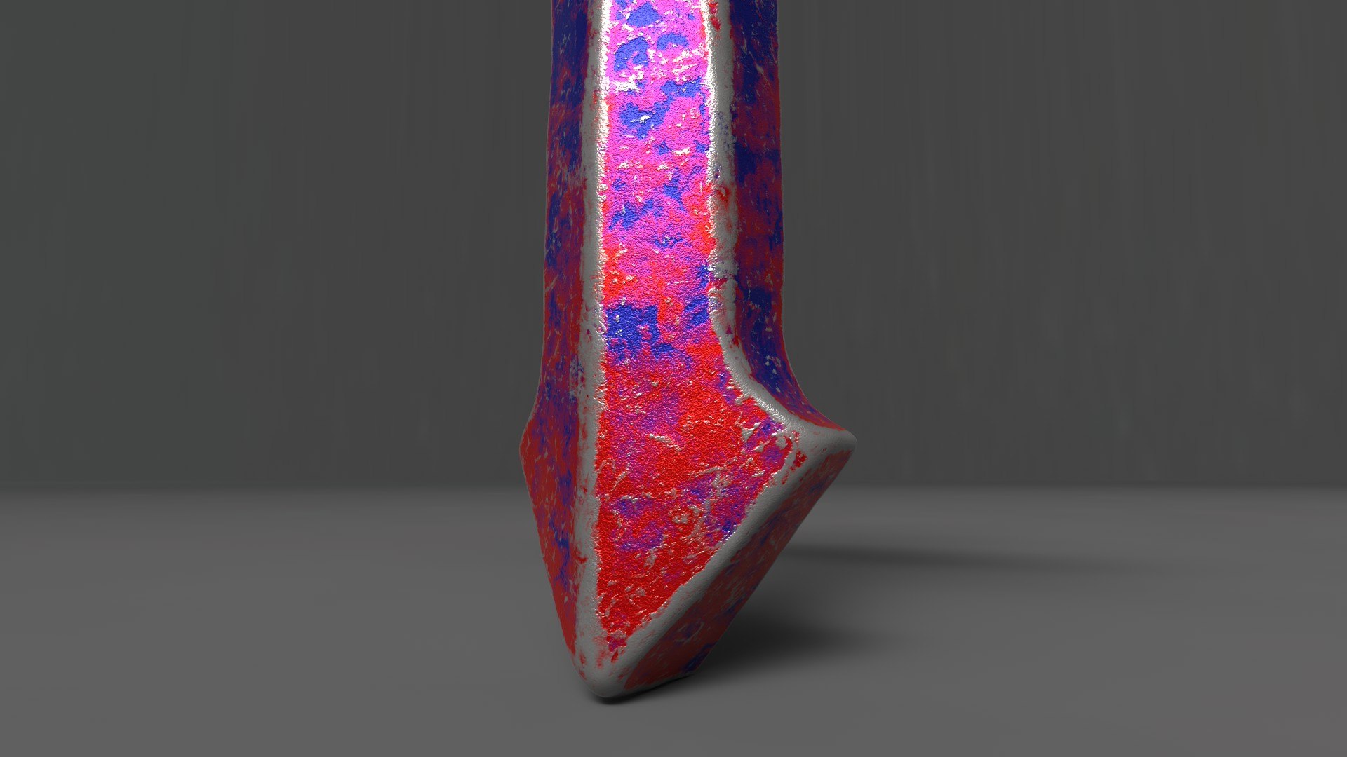 3D Model High-Poly Titanium Arrow-shaped Cross - TurboSquid 2122578