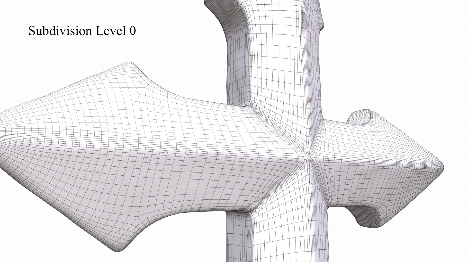 3D Model High-Poly Titanium Arrow-shaped Cross - TurboSquid 2122578