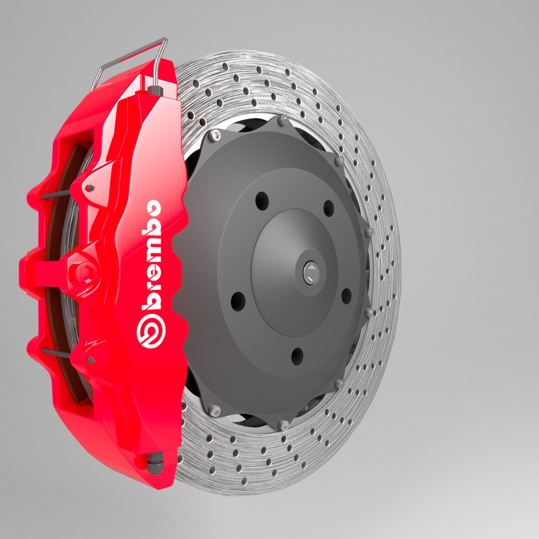 3d Model Disc Brake Caliper