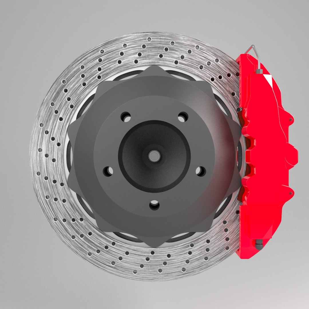 3d Model Disc Brake Caliper