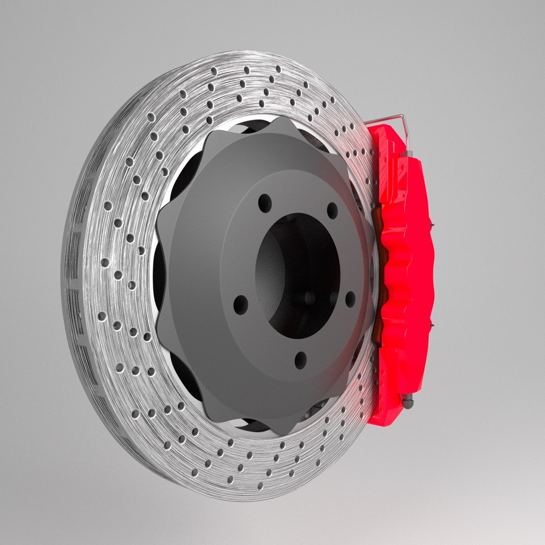 3d Model Disc Brake Caliper
