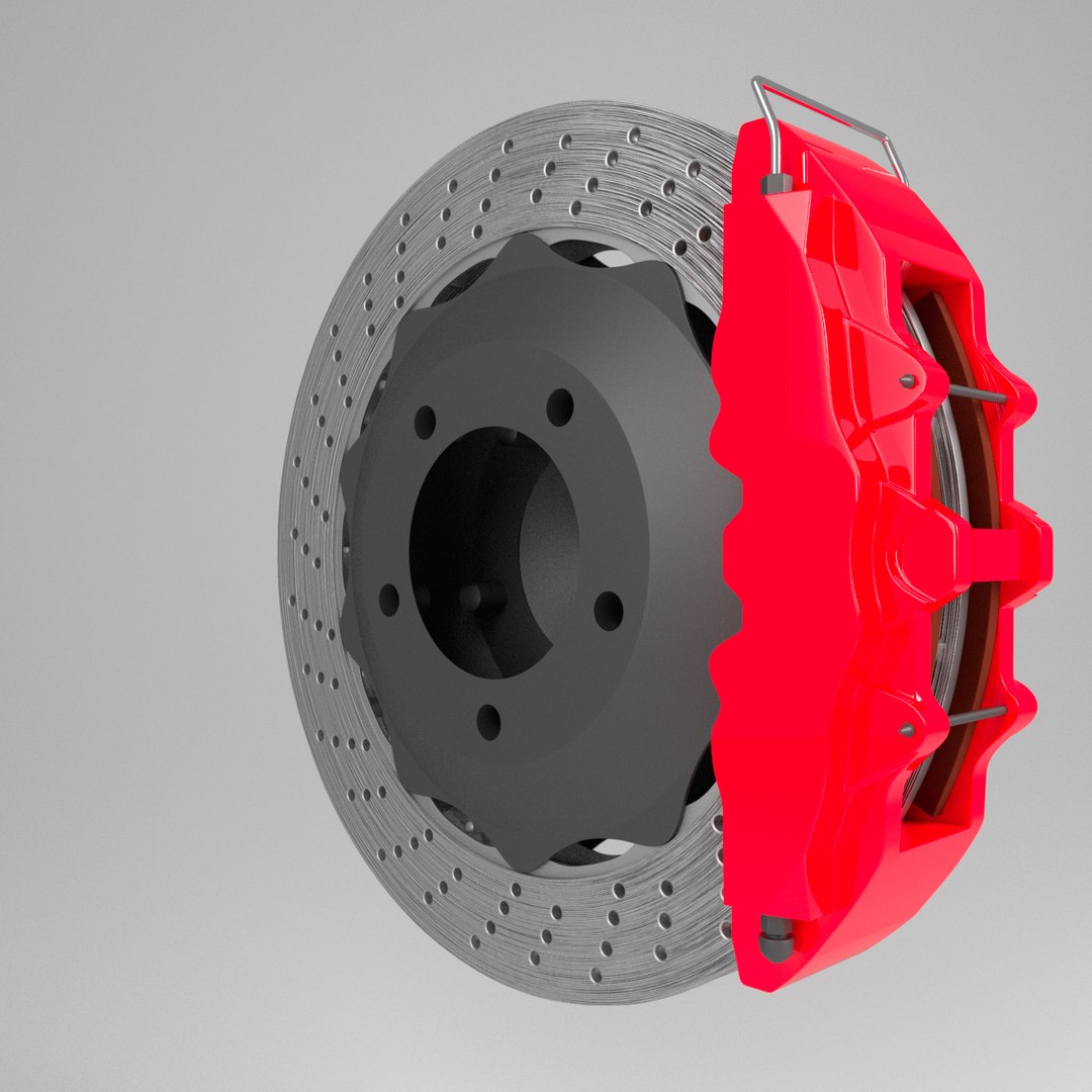 3d Model Disc Brake Caliper
