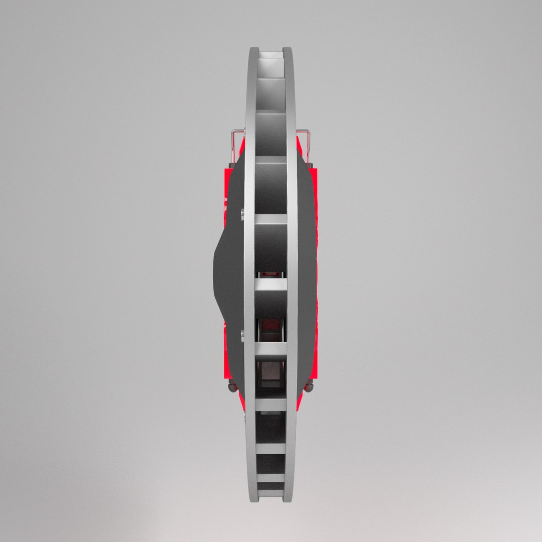 3d Model Disc Brake Caliper