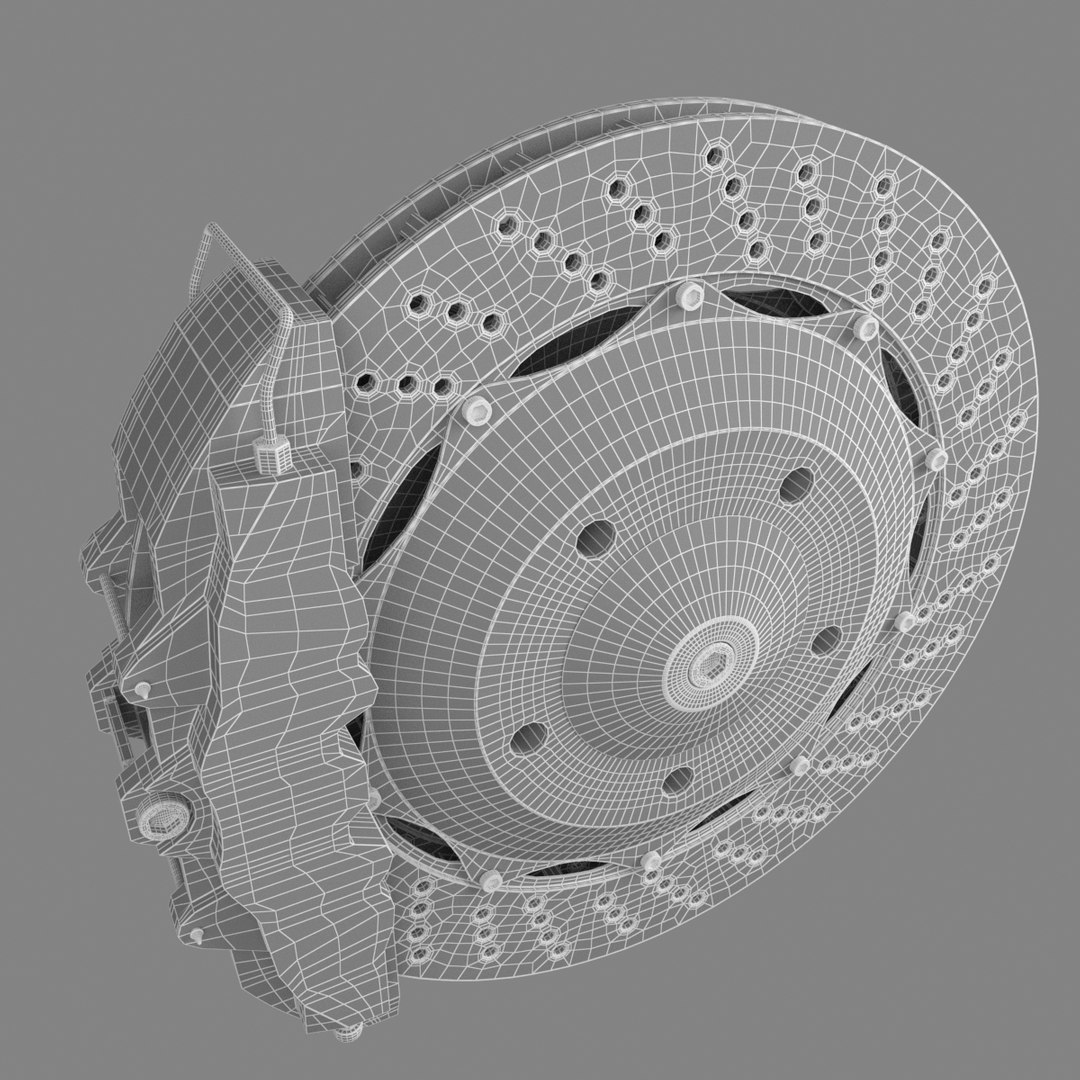 3d Model Disc Brake Caliper