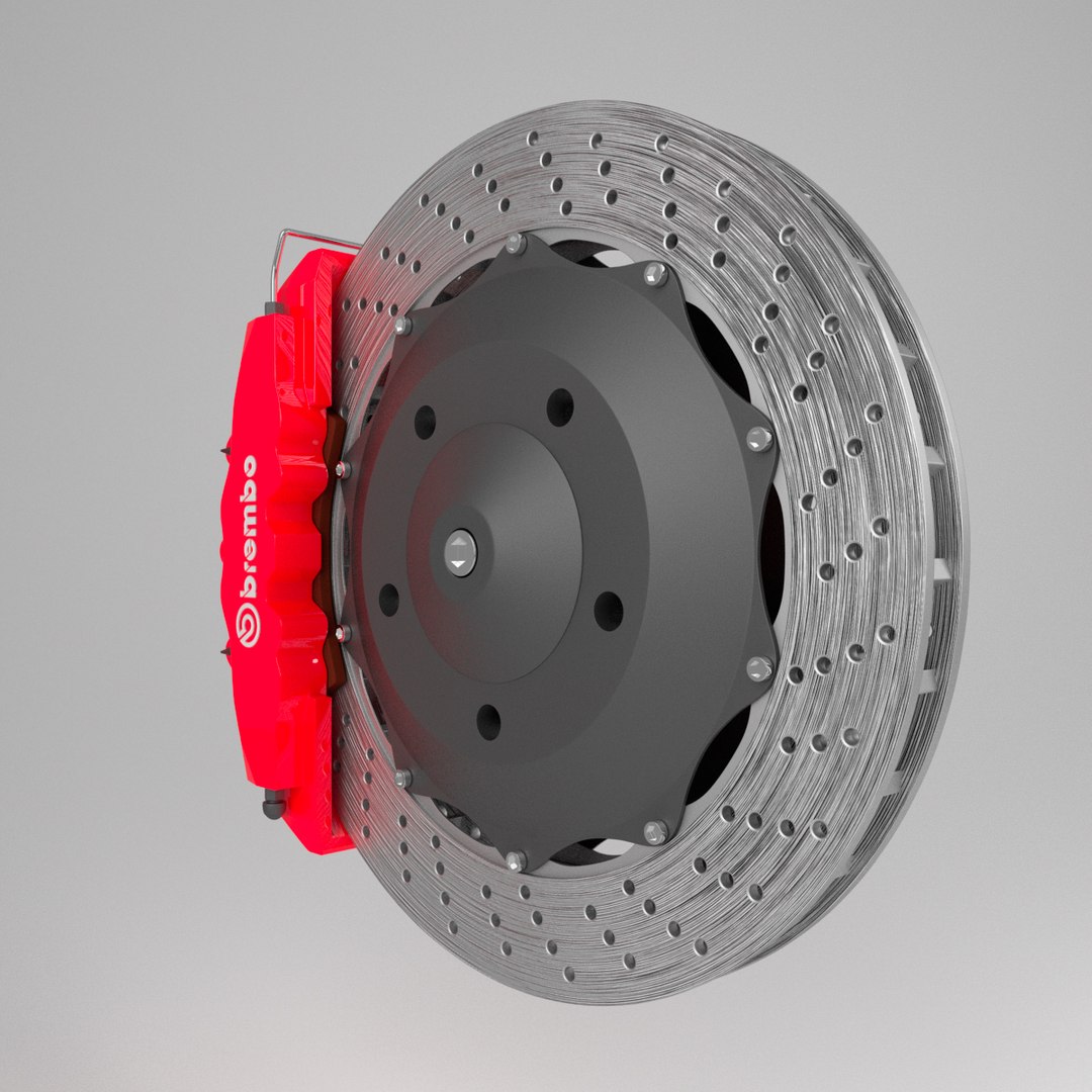 3d Model Disc Brake Caliper
