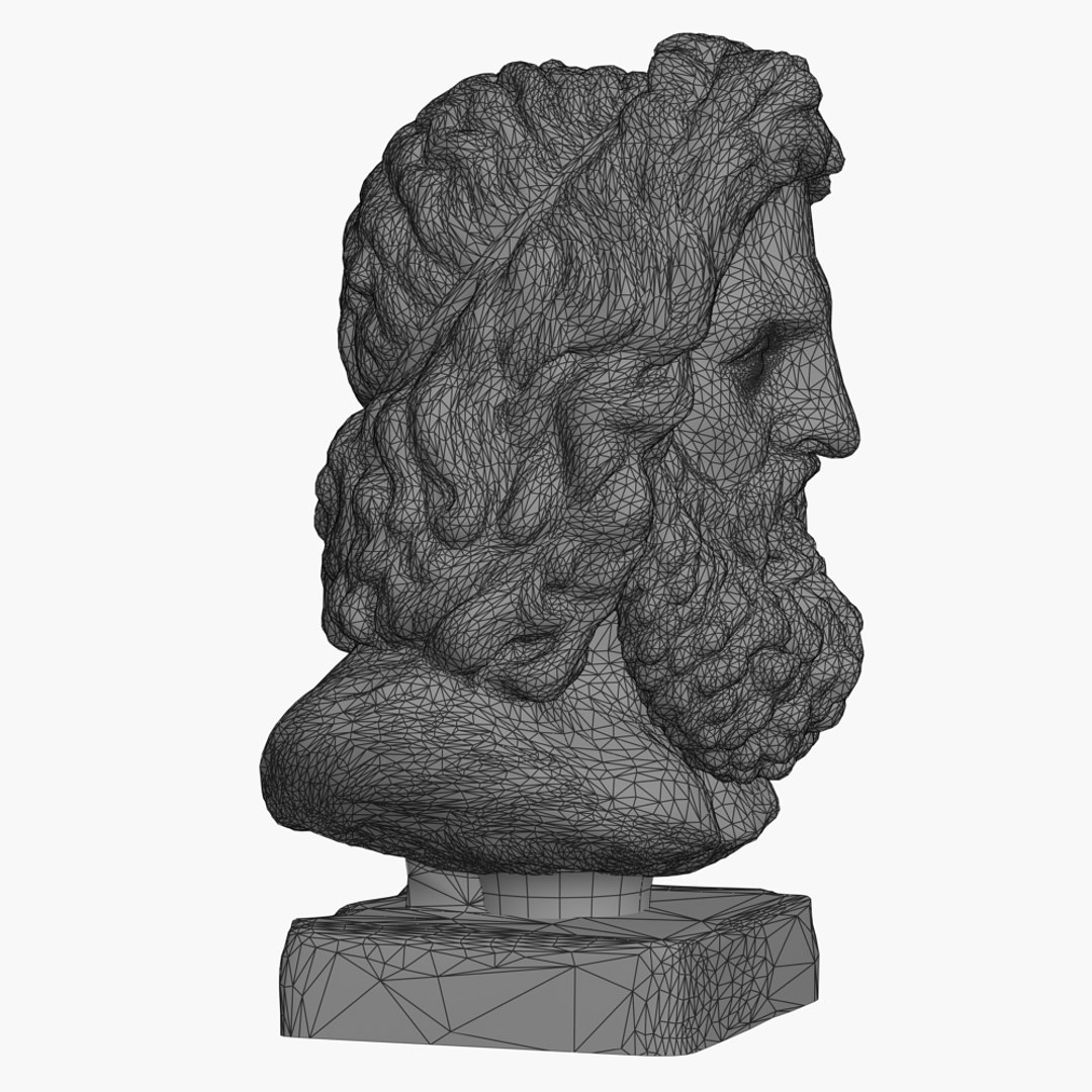 3d Head Zeus Model
