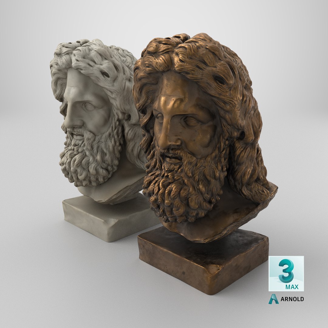 3d Head Zeus Model