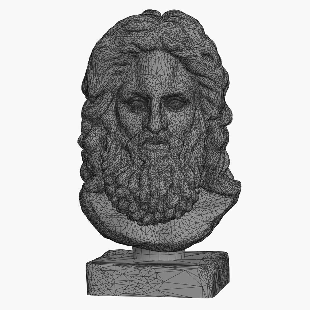 3d Head Zeus Model