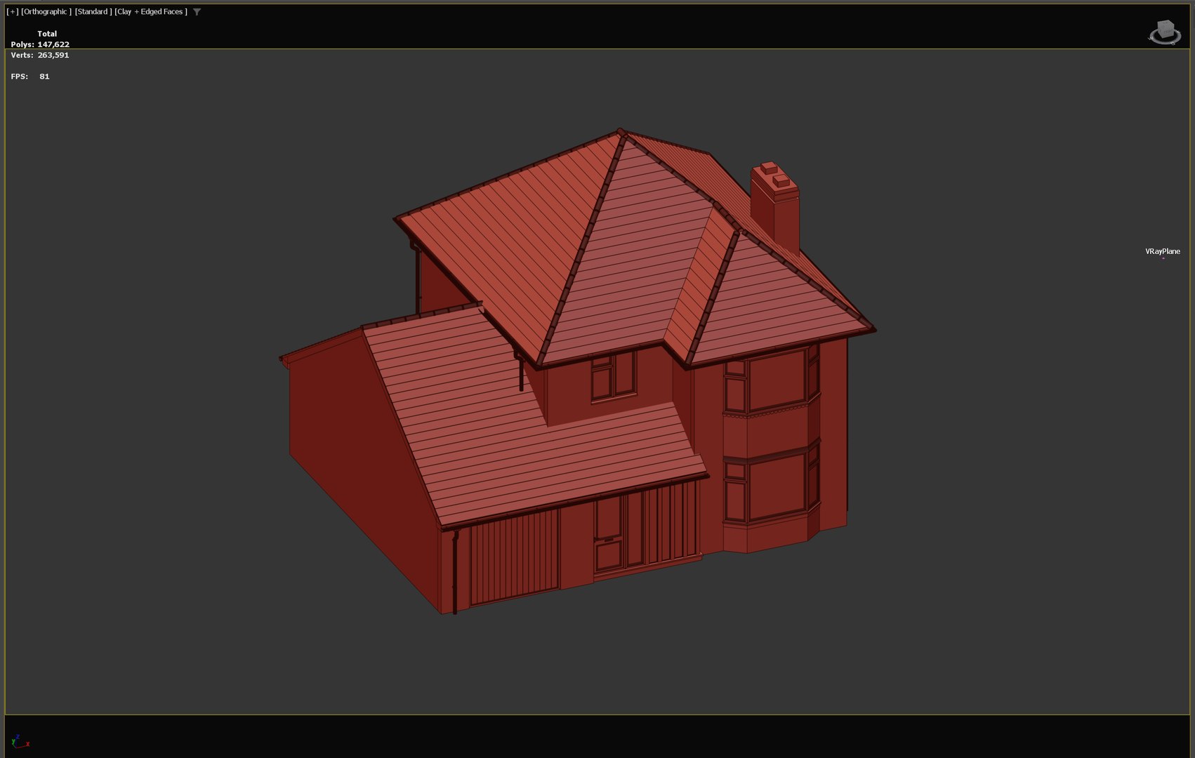 3D British House Queens Edith Way 2 - TurboSquid 2116837